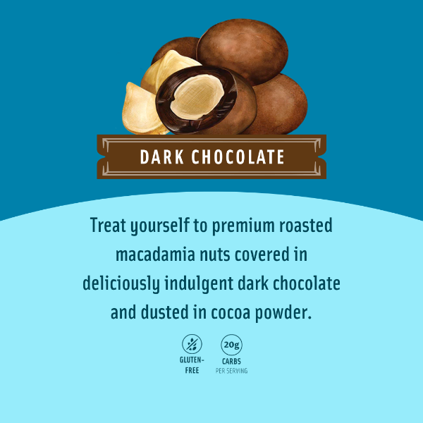 Dark Chocolate Covered Macadamia Nuts | 24 Mini Packs — Mauna Loa ...