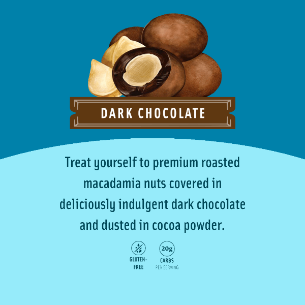 Dark Chocolate Covered Macadamia Nuts | 4oz Small Bag | Mauna Loa ...